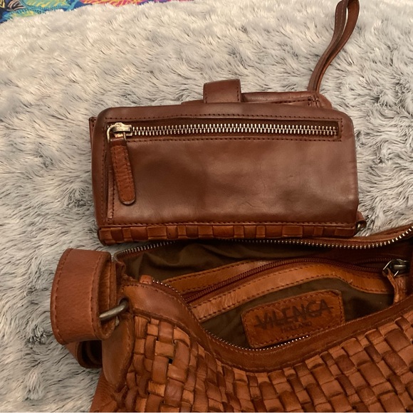 Vilenca Holland | Bags | Vilenca Holland Weaved Leather Crossbody Bag ...